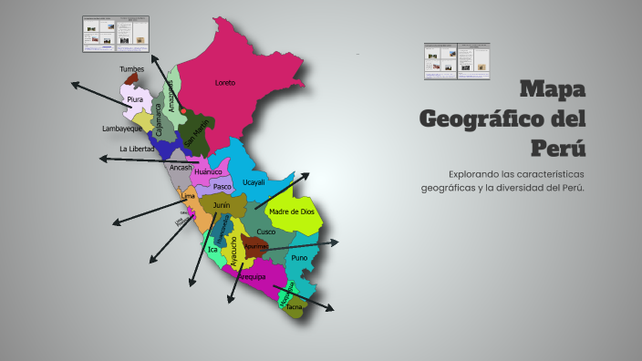 Mapa Geográfico del Perú by Fatima on Prezi