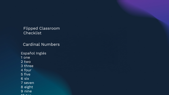 Flipped Classroom Checklist by Yesik Miguel on Prezi