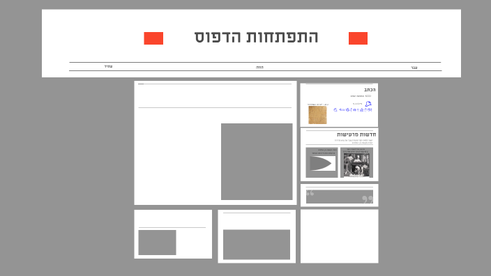 התפתחות הדפוס by Guy Bachar