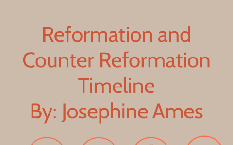 Reformation and Counter Reformation Timeline by Josephine Ames on Prezi