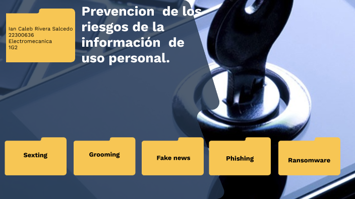 Prevención de los riesgos de la información de uso personal by Caleb ...