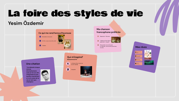 La foire des styles de vie by Yesim Özdemir on Prezi