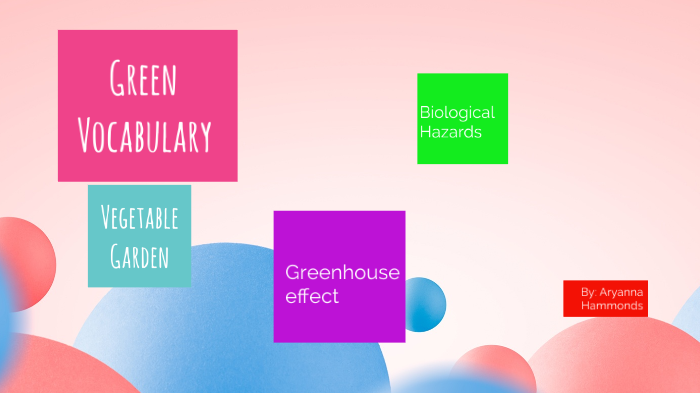 Green vocabulary by Aryanna Hammonds on Prezi