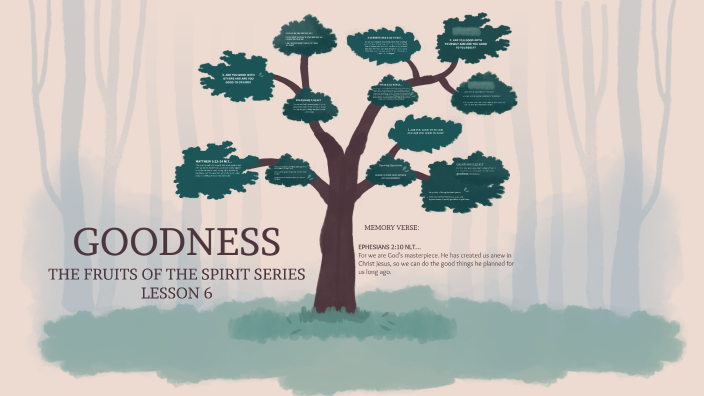 GOODNESS THE FRUITS OF THE SPIRIT SERIES by William Sherard on Prezi
