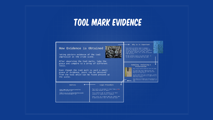Toolmark Evidence by Alec Anderson on Prezi