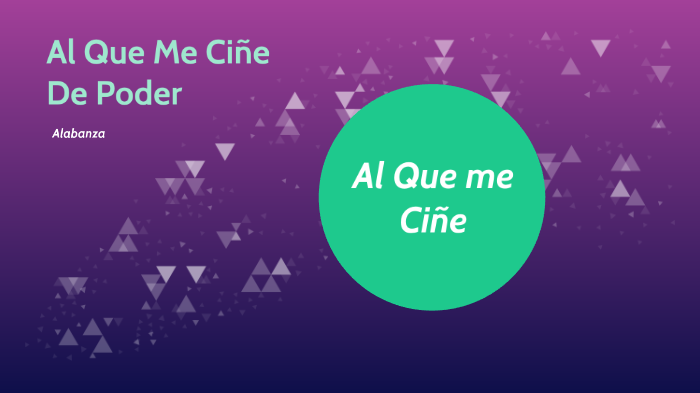 Al Que me Cine de Poder by ERC Church on Prezi