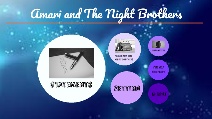 Amari and the Night Brothers by Matilda Weltmer on Prezi