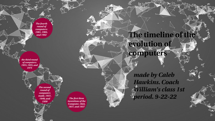 The timeline of the Evolution of Computers by Caleb Hawkins on Prezi