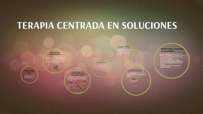 TERAPIA CENTRADA EN LAS SOLUCIONES by Jinet Vilchez on Prezi