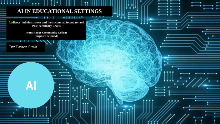 AI in educational settings by P ST on Prezi