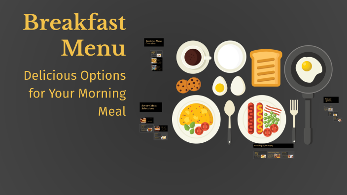 Breakfast Menu by Jay Patel on Prezi