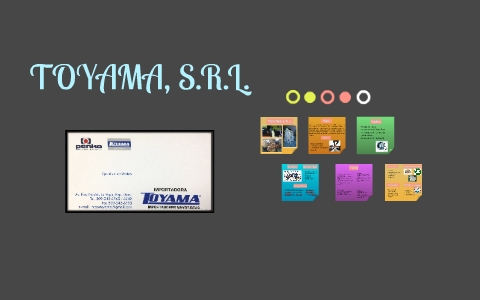 TOYAMA, S.R.L. by Celsa Jiménez on Prezi