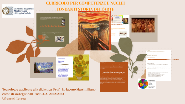 Curricolo per competenze e nuclei fondanti storia dell'arte by Teresa ...