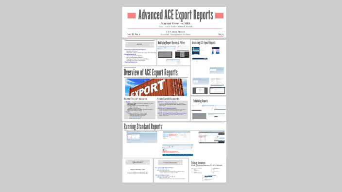Advanced ACE Export Reports 2025 by Mayumi Brewster on Prezi