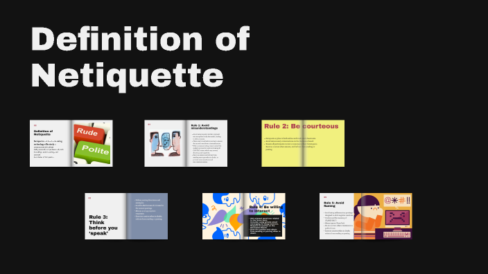 Definition of Netiquette by Eyyüpcan İşler on Prezi