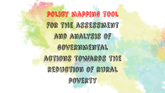policy mapping tool for the assessment and analysis of gover by Juan ...