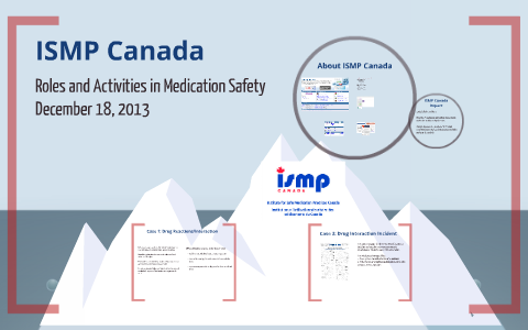 ISMP Canada roles and activities in medication safety by Jess M on Prezi