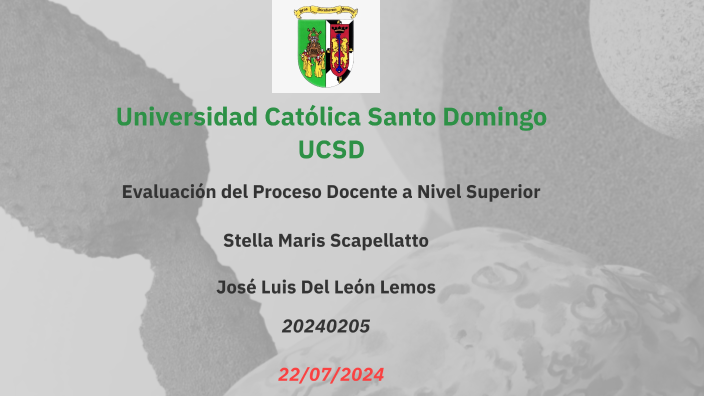 Evaluación del Proceso Docente en el Nivel Superior by JOSE LUIS DEL ...