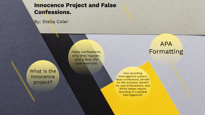 Innocence Project by Stella C. Coler on Prezi