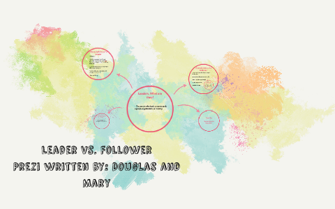 Leader vs. Follower by Doug Tucker on Prezi