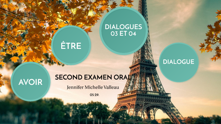 Second examen oral by Jennifer Valleau on Prezi