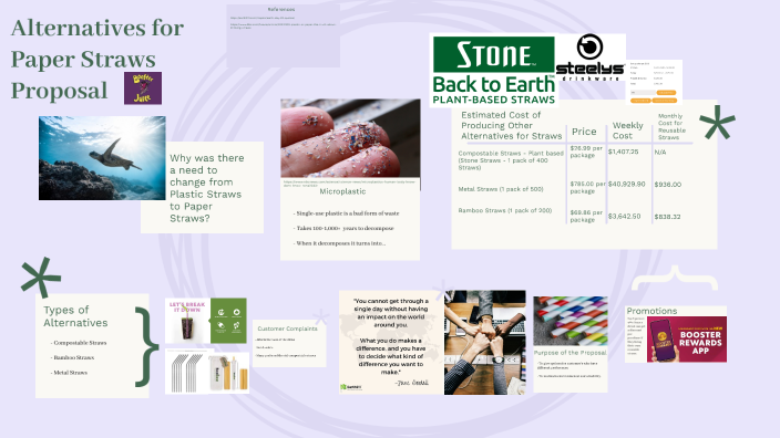 Alternatives for Paper Straws by K D on Prezi