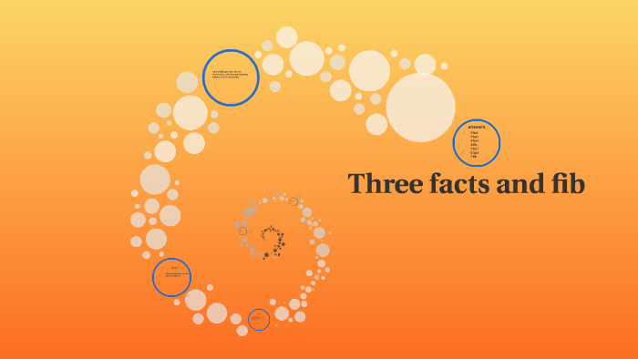 Three facts and a fib. by Bryanna Hamm on Prezi