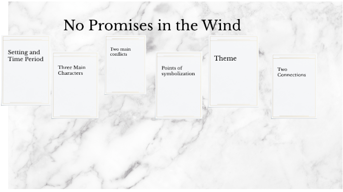 No Promises in the Wind by Olivia Martin on Prezi
