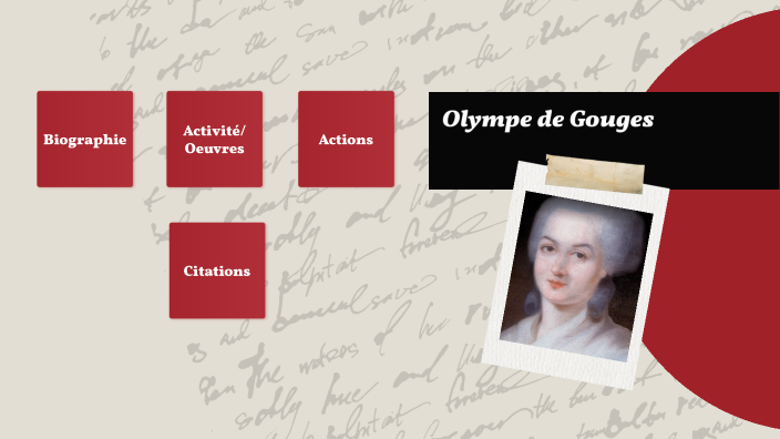 Olympe de Gouges by Clara ROBERT on Prezi