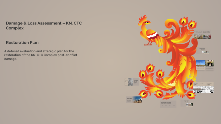 Damage & Loss Assessment – KN. CTC Complex Restoration Plan by Yousif ...