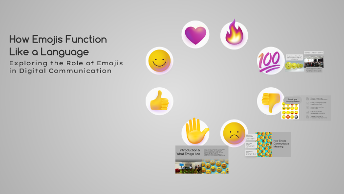 How Emojis Function Like a Language by Mohammed amine Znidia on Prezi