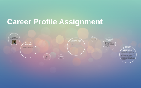 Career Profile Assignment by Erika Eisele on Prezi