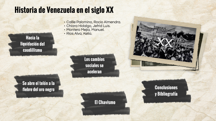 Historia de Venezuela del siglo XX by JEFRID CHIARA on Prezi