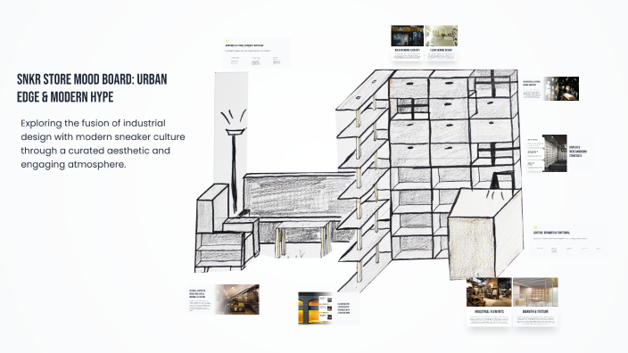 SNKR Store Mood Board: Urban Edge & Modern Hype by LAMORINA FERNANDO on ...