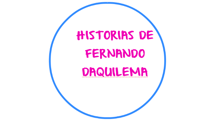 HISTORIAS DE FERNANDO DAQUILEMA by Jorge sefla on Prezi