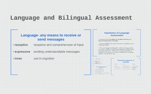 Language and Bilingual Assessment by hannah hindle on Prezi