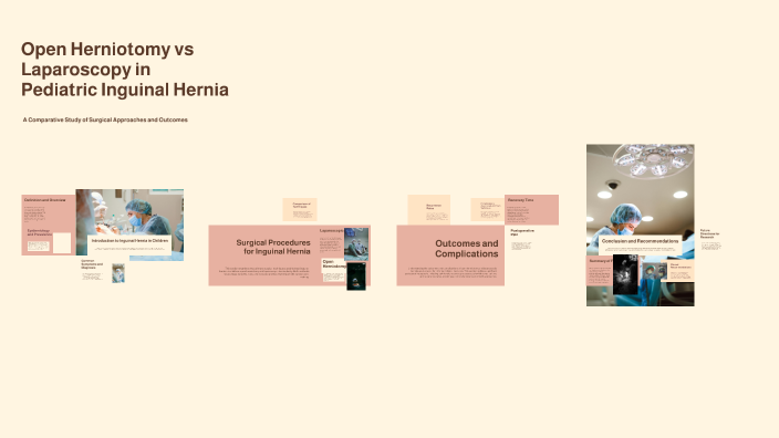 Open Herniotomy vs. Laparoscopy in Pediatric Inguinal Hernia by Zeinab Skalli on Prezi