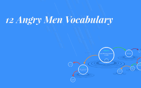 12 Angry Men Vocabulary by cori rupp on Prezi