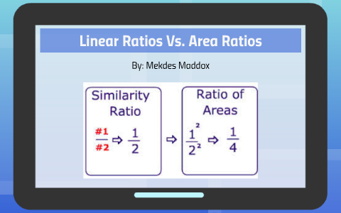 Linear Ratios Vs. Area Ratios by on Prezi