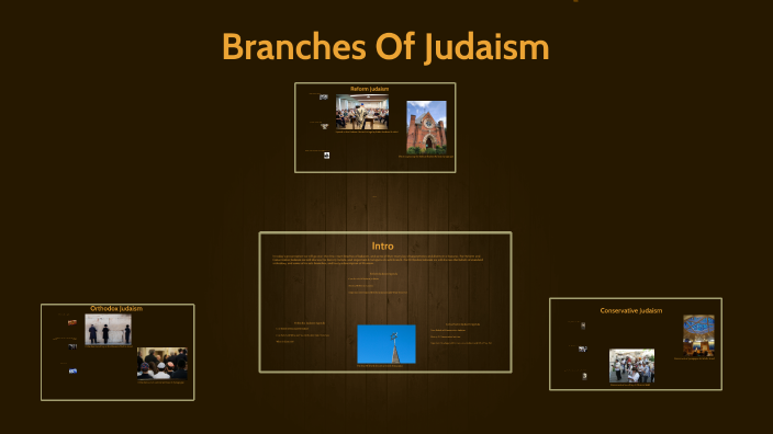 Judaism Branches by CZB 6A on Prezi