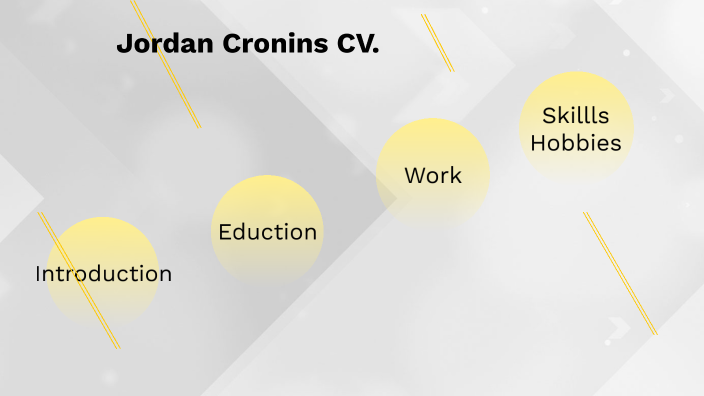 cv by jordan cronin on Prezi
