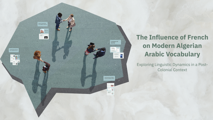 The Influence of French on Modern Algerian Arabic Vocabulary by ...