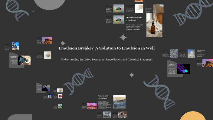 Emulsion Breaker: A Solution to Emulsion in Well by Ndeye Bakhoum on Prezi