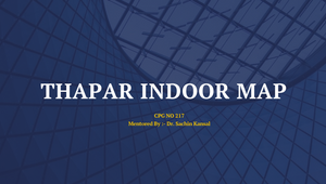 Thapar Indoor Map by Soumya Pandey on Prezi Design