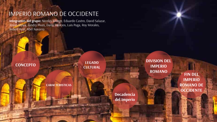 Imperio Romano de Occidente by Nicolas Monge on Prezi