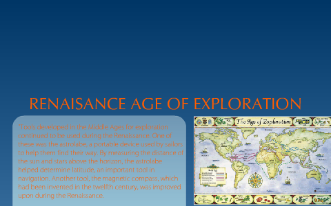 Renaissance Age of Exploration- WSC by Mrs. Boyd's Class