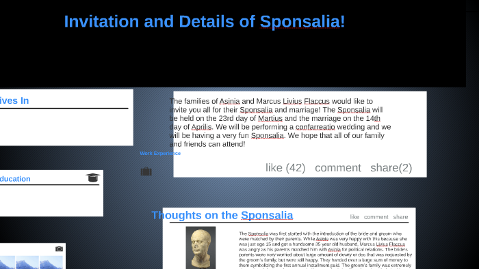 Asinia marries Marcus Livius Flaccus by Shab M on Prezi