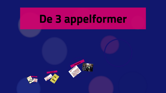 De 3 appelformer by PauGruppe 33 on Prezi