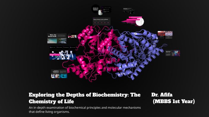 Exploring the Depths of Biochemistry: The Chemistry of Life by Afifa on ...
