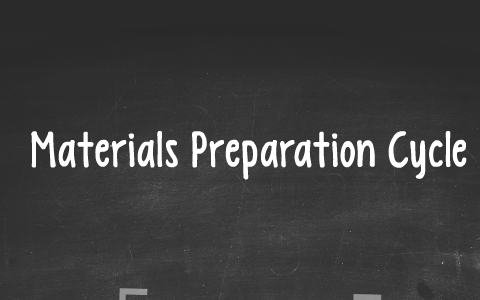 Materials Preparation Cycle by on Prezi